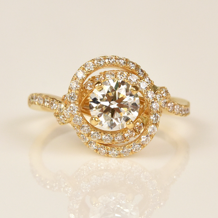 Papyrus Ring in 10K Yellow Gold – Goldmakers Fine Jewelry