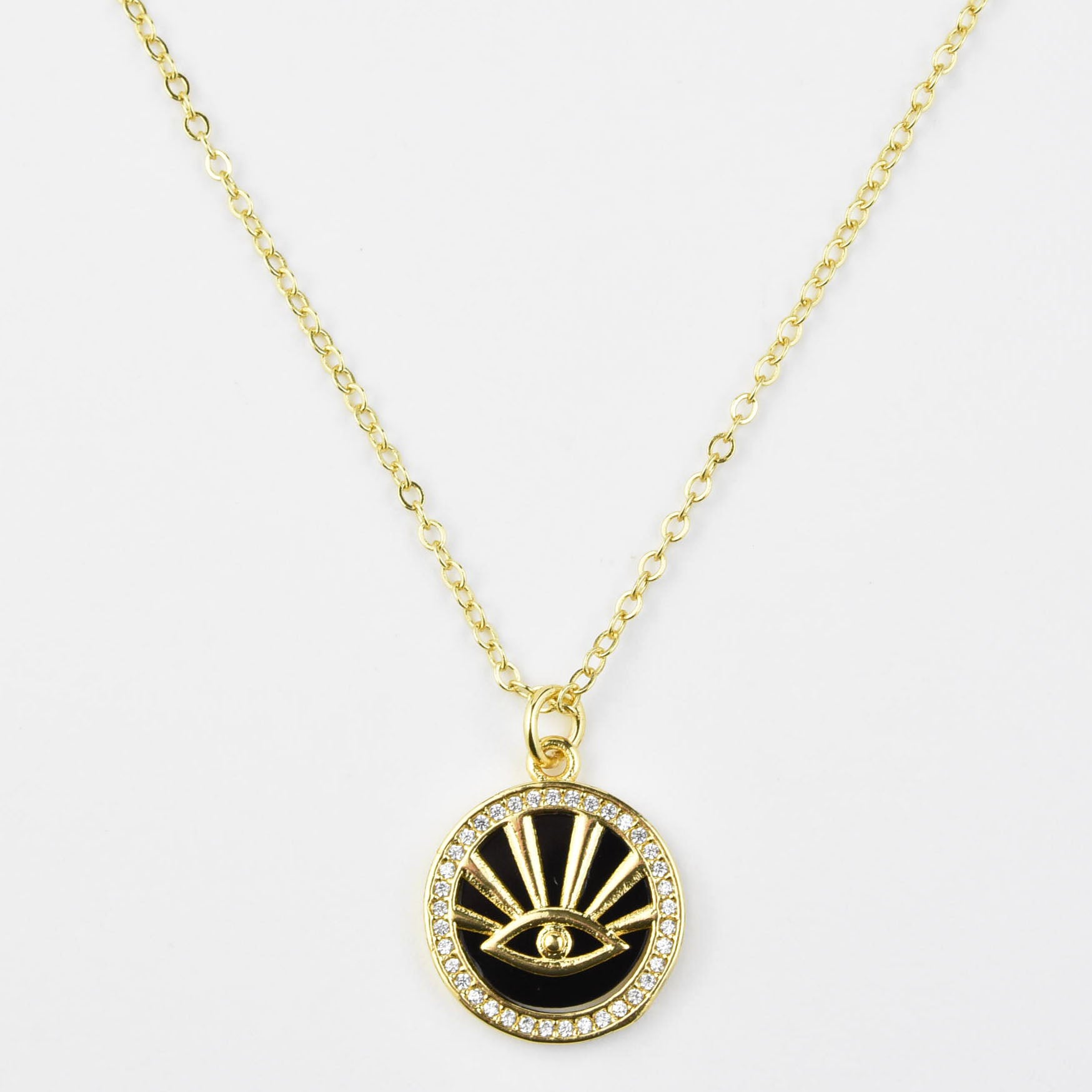Evil Eye Medallion – Goldmakers Fine Jewelry