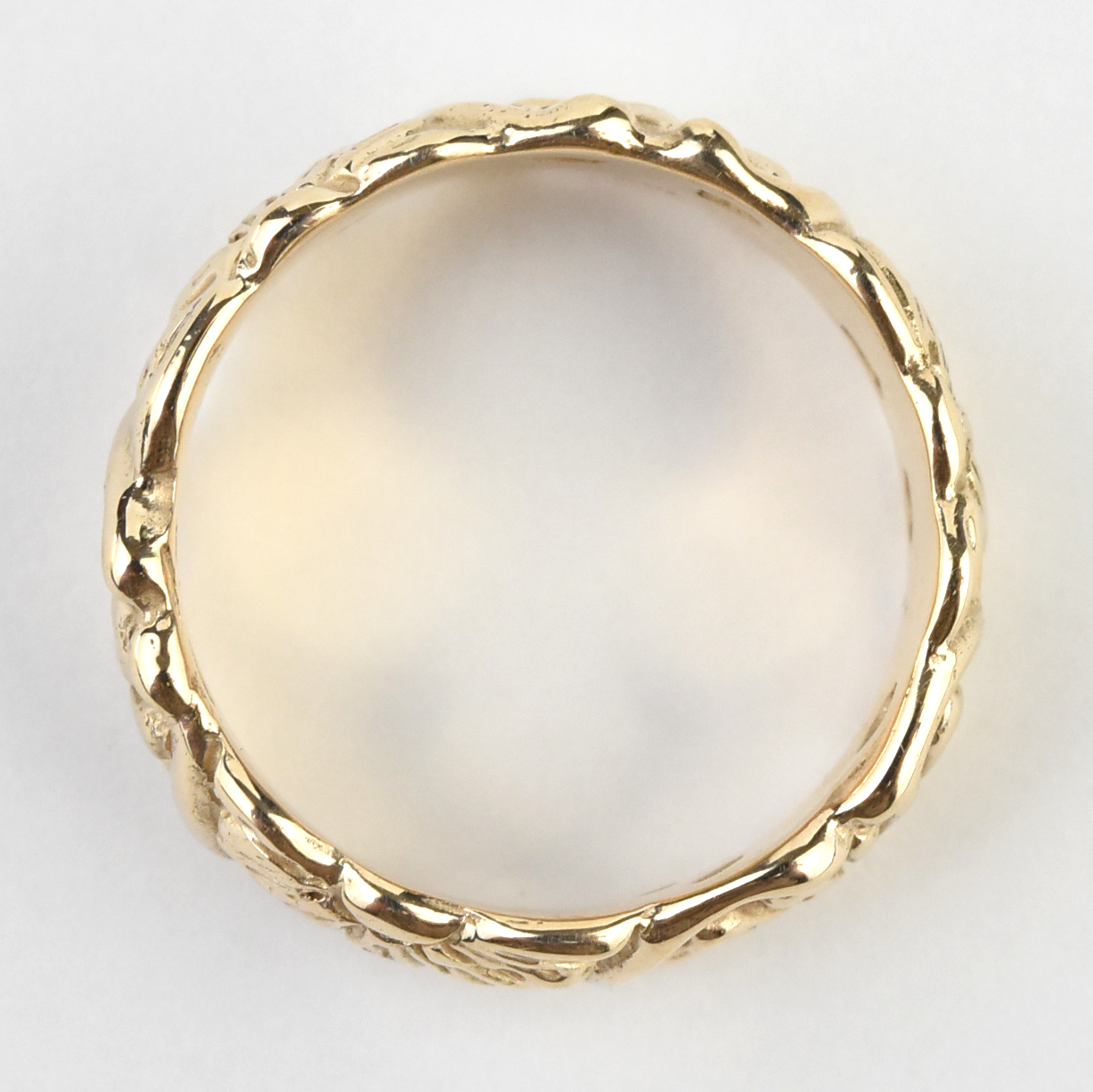 Papyrus Ring in 10K Yellow Gold – Goldmakers Fine Jewelry