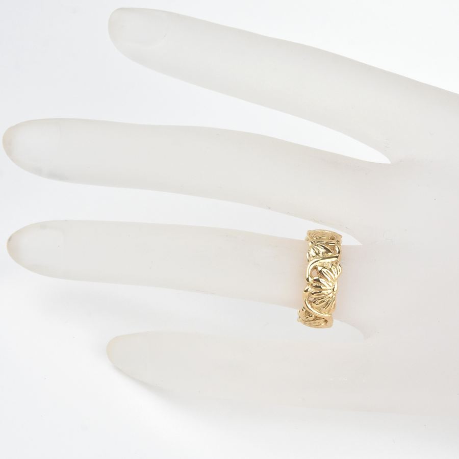 Papyrus Ring in 10K Yellow Gold – Goldmakers Fine Jewelry
