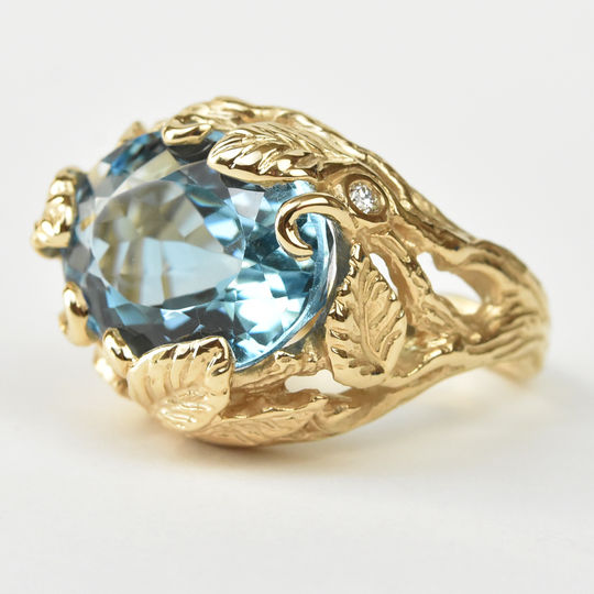 Papyrus Ring in 10K Yellow Gold – Goldmakers Fine Jewelry